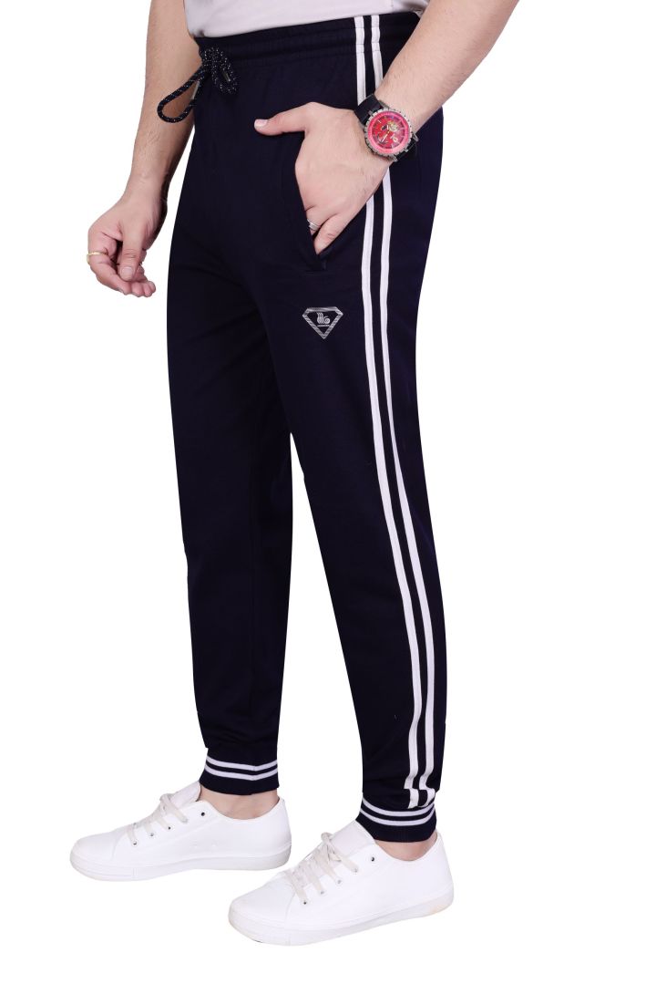 HOSIERY BOTTOM RIB TRACKPANT 2 STRIPES – Roshan Garment